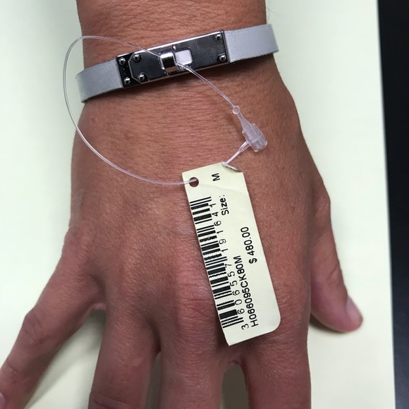 Hermes | Jewelry | Herms Authentic Gray Grace Buckle Bracelet | Poshmark